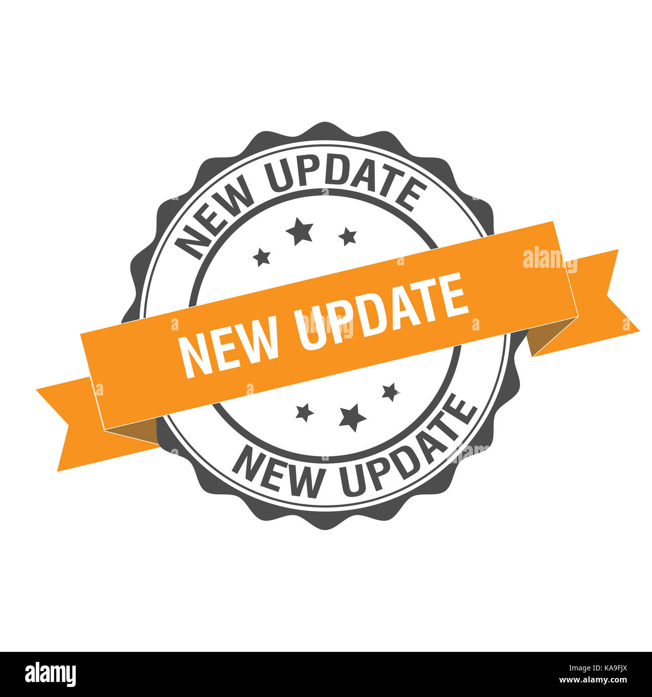 New update stamp illustration Stock Photo - Alamy