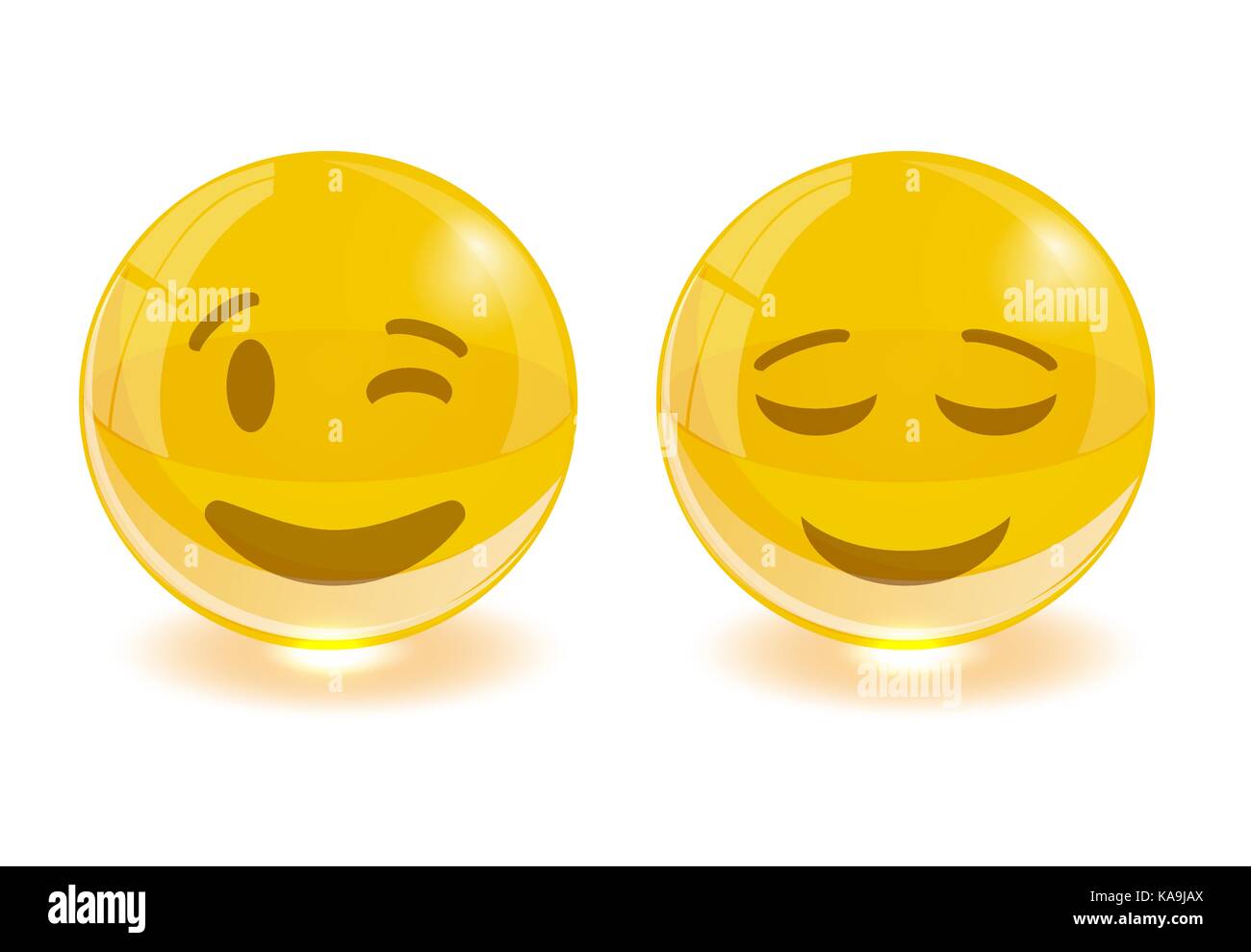 group of smiley emoticons, emoji, vector illustration Stock Vector ...