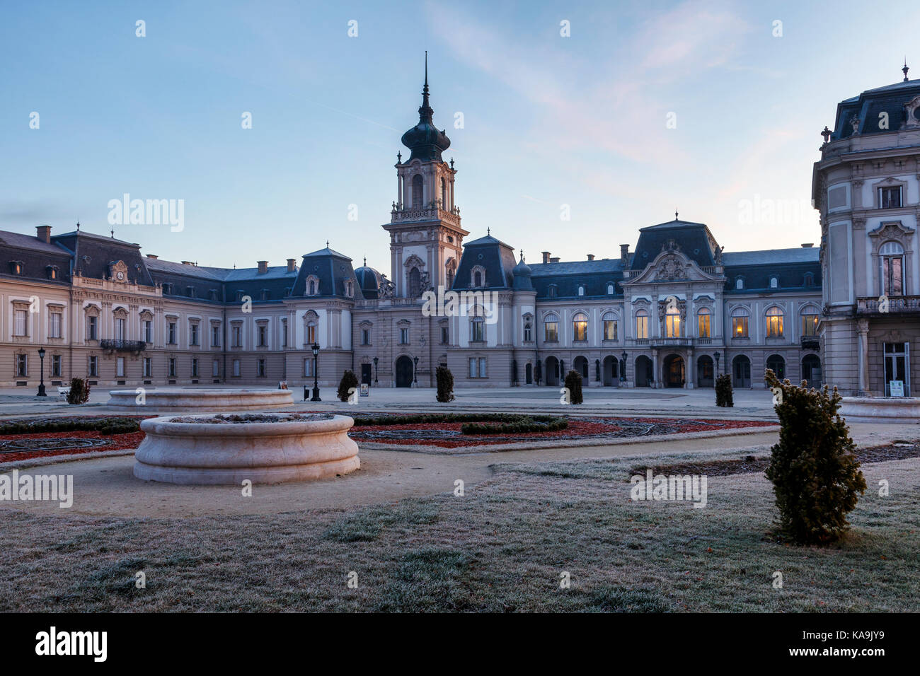 The Festetics baroque castle in Keszthely, Hungary Stock Photo - Alamy
