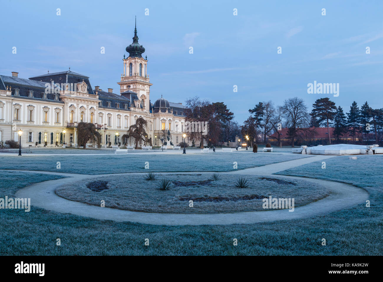 The Festetics baroque castle in Keszthely, Hungary Stock Photo - Alamy