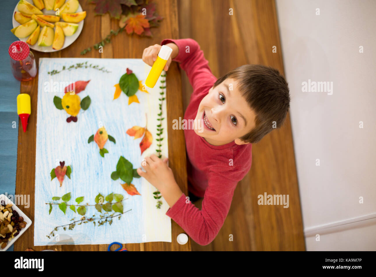 Child Glue Stick High Resolution Stock Photography and Images - Alamy