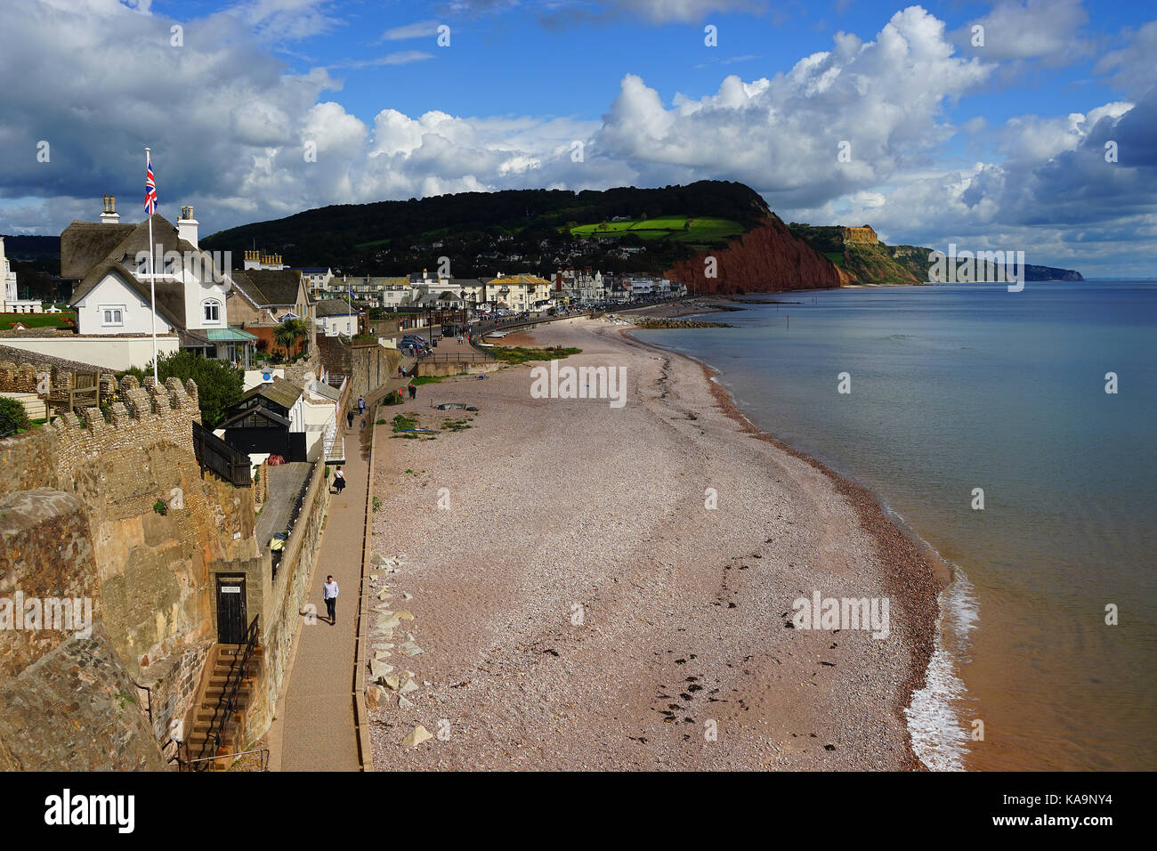 A view of Sidmouth (1 Stock Photo - Alamy