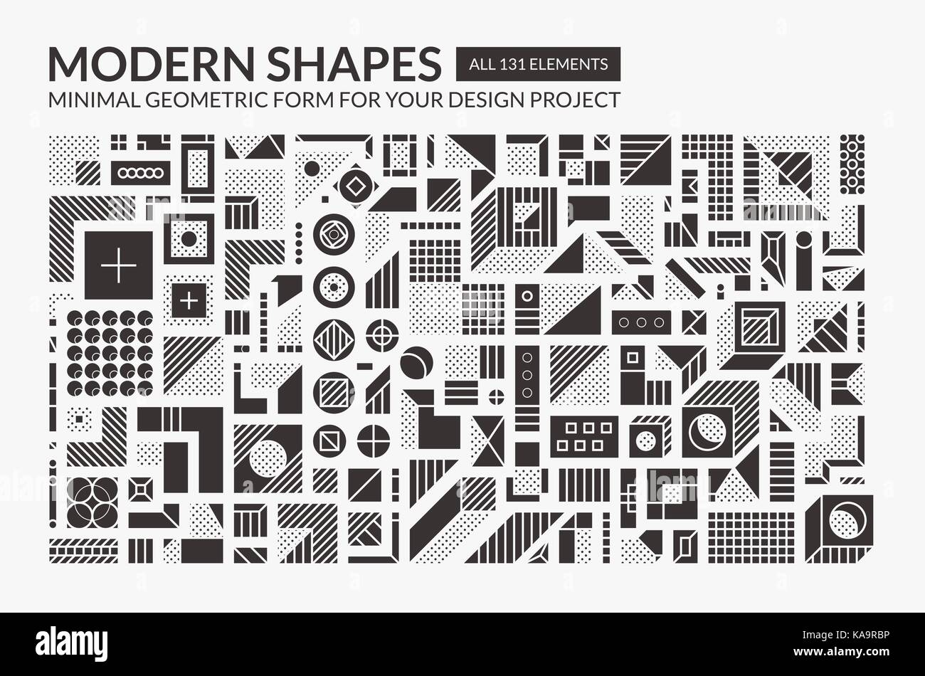Set Minimal modern shapes Stock Vector Image & Art - Alamy