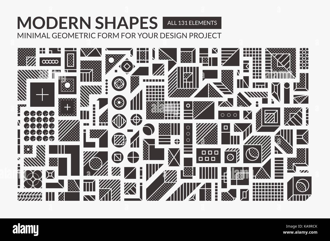 Set Minimal modern shapes Stock Vector Image & Art - Alamy