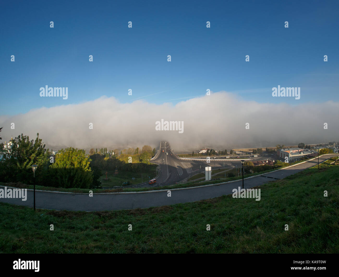 Russian river fog hi-res stock photography and images - Alamy