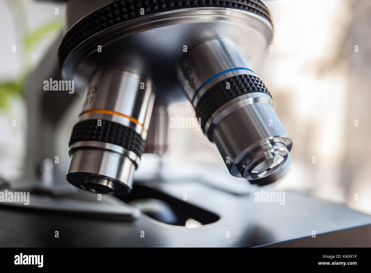 Optical microscope - science and laboratory equipment. For conducting ...