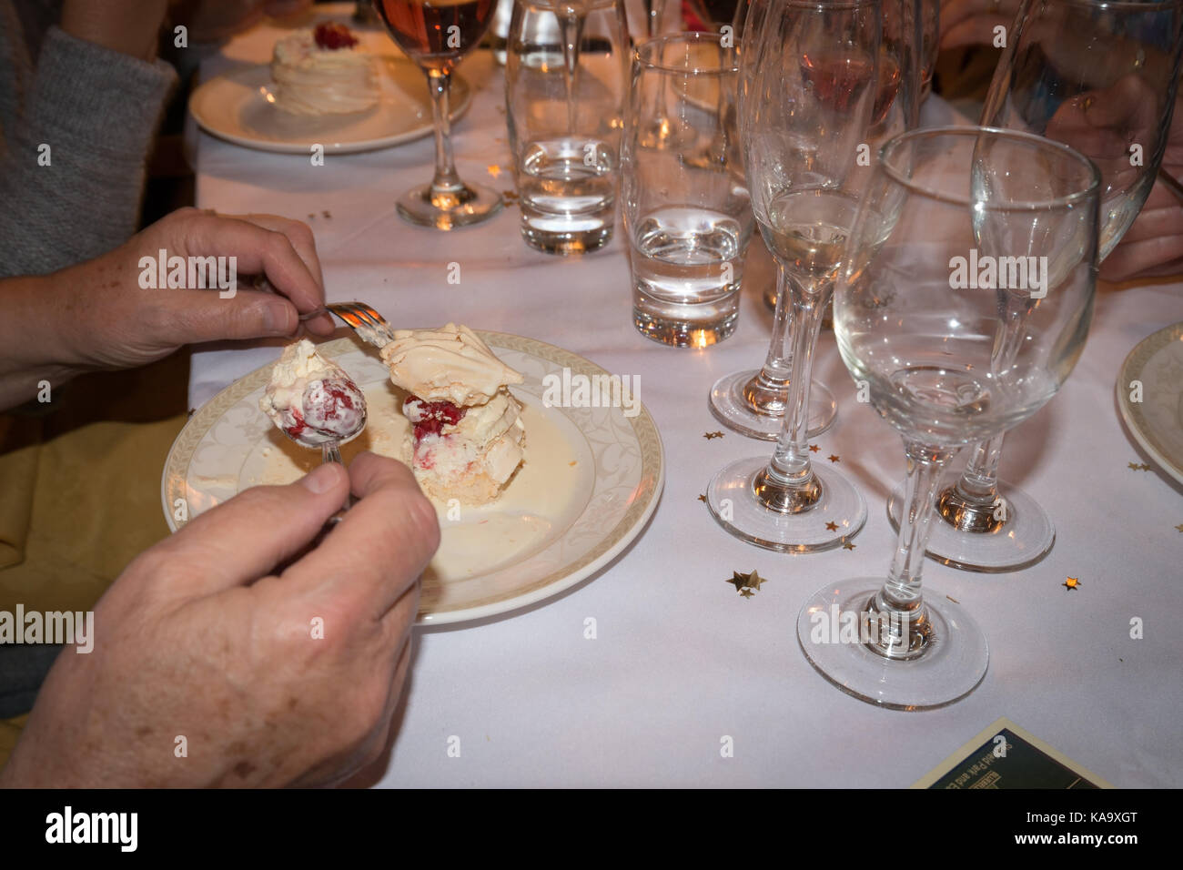 First classic pudding Stock Photo - Alamy