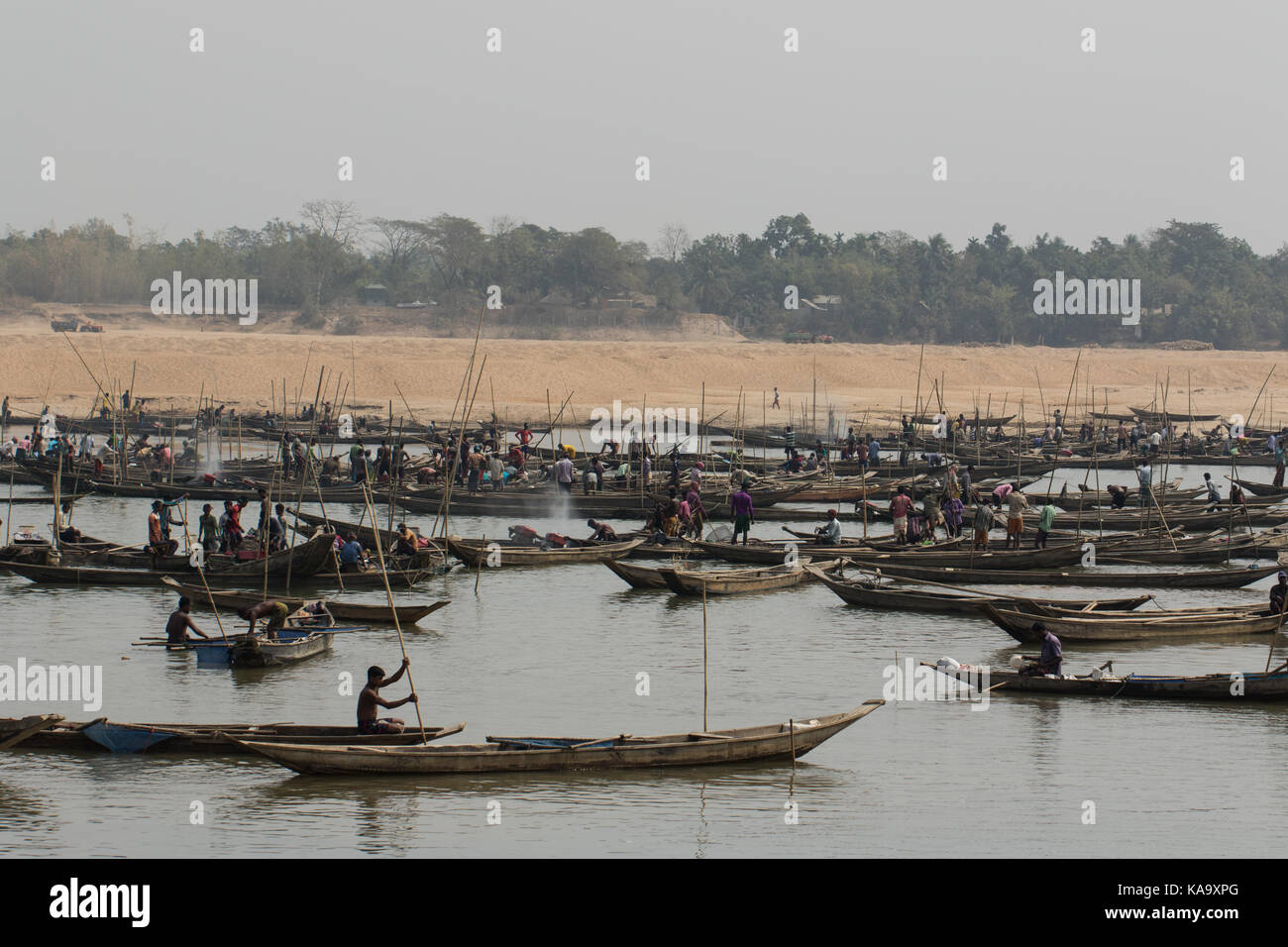 Mass of boats Stock Photo - Alamy