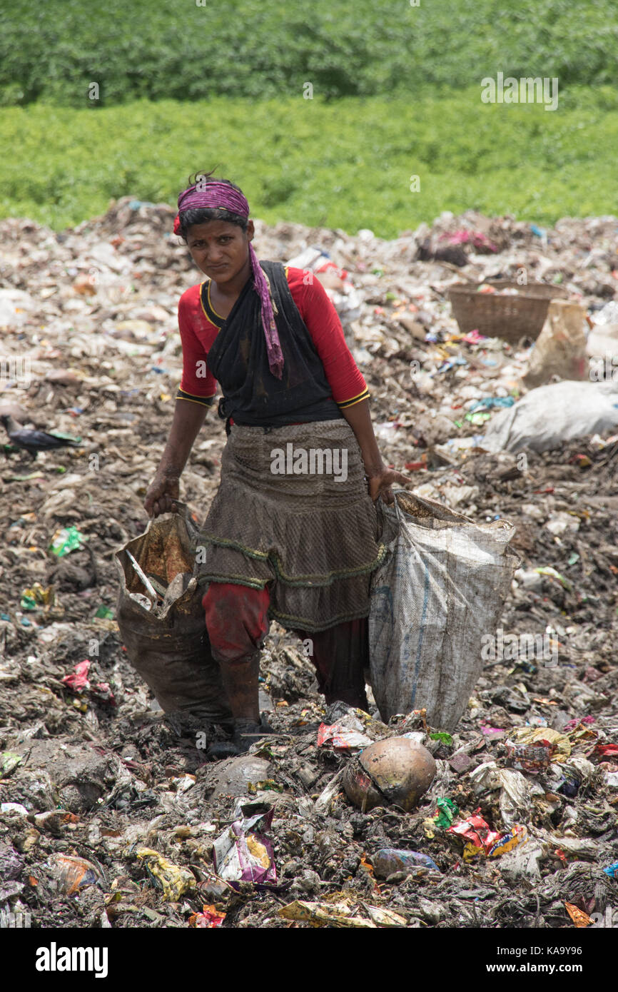 Life in garbage Stock Photo - Alamy