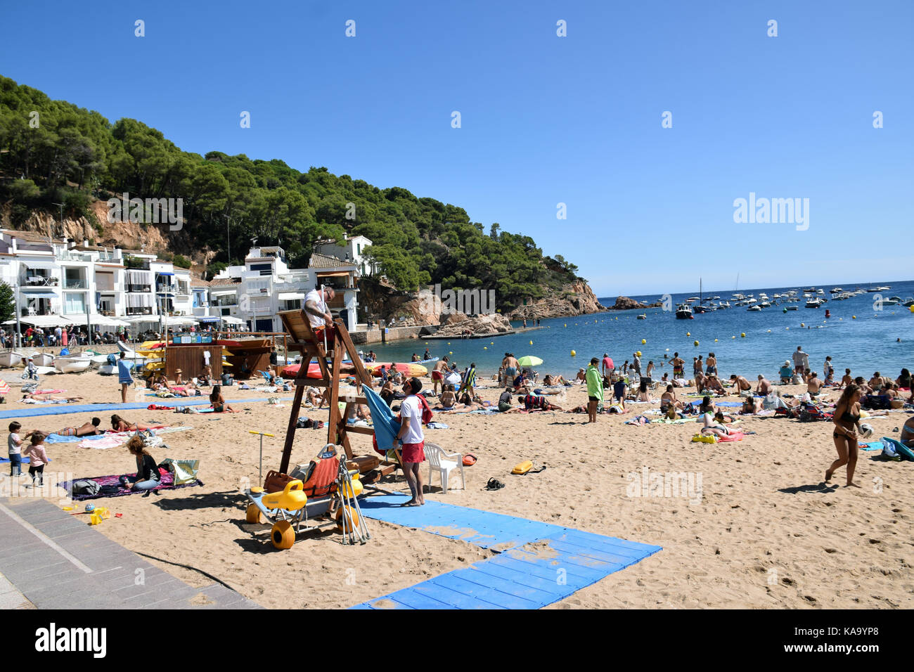 Catalonia, Spain Sep 2017. Tamariu on the Costa Brava Stock Photo - Alamy