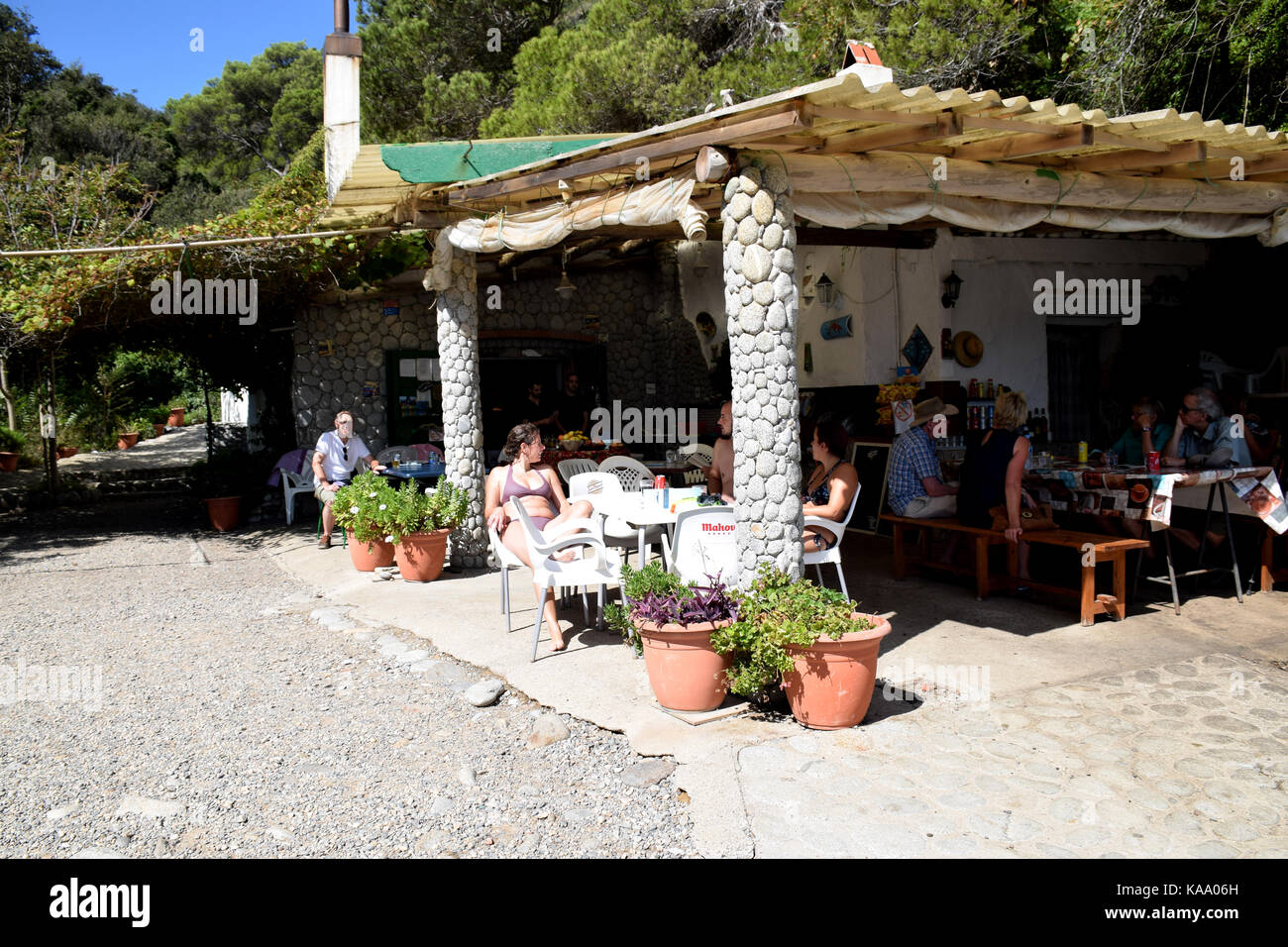 Catalonia, Spain Sep 2017. Cala Pedrosa near Tamariu on the Costa Brava ...