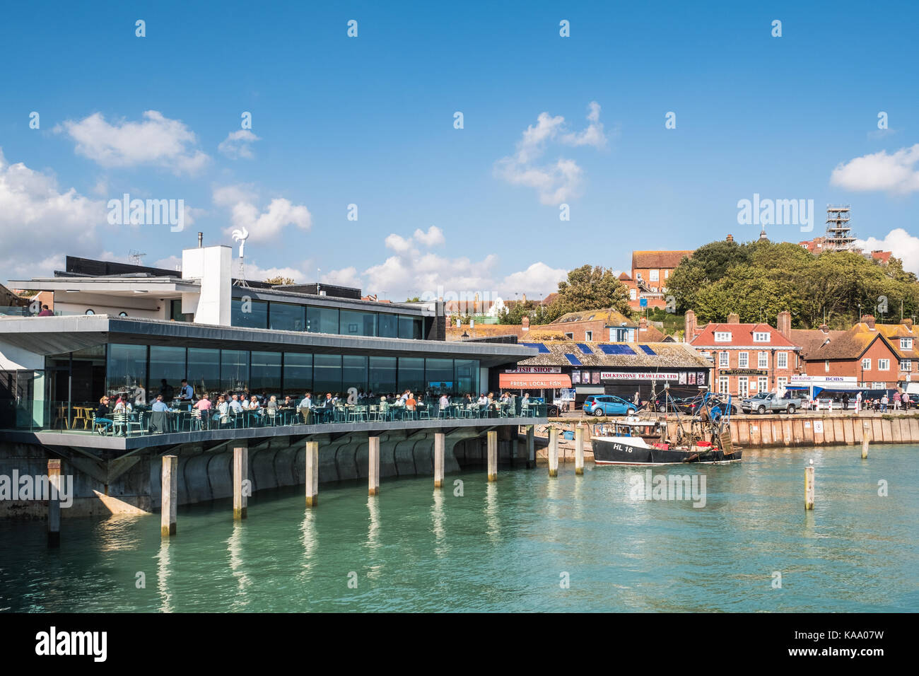 Rocksalt Restaurant Folkestone Kent UK Stock Photo - Alamy