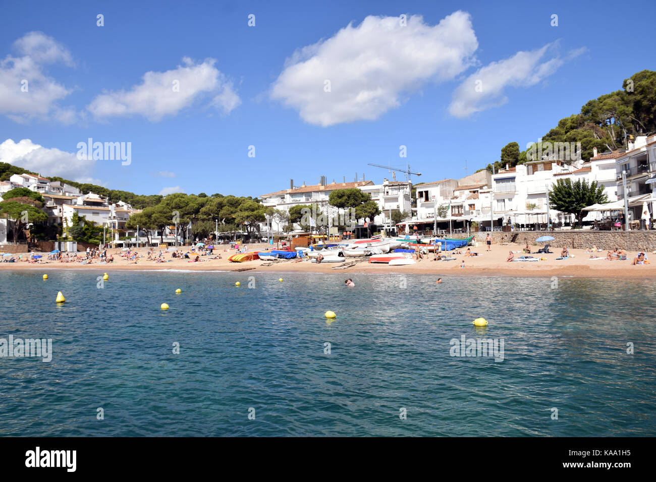 Catalonia, Spain Sep 2017. Tamariu on the Costa Brava Stock Photo - Alamy