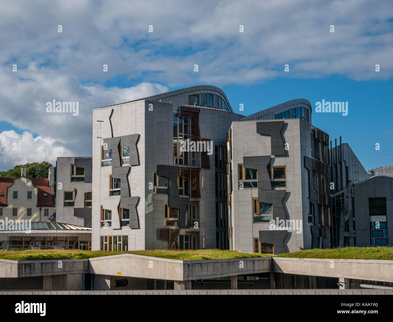 Scottish Parliament Building, Old Town, Edinburgh, Scotland, UK, GB ...