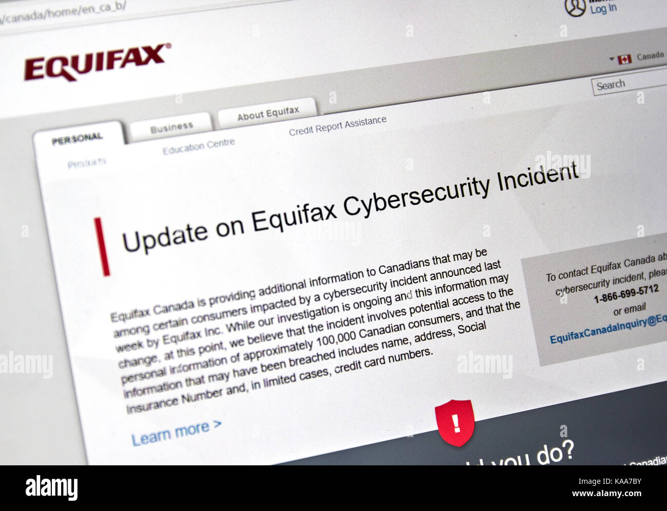 Cybersecurity incident hi-res stock photography and images - Alamy