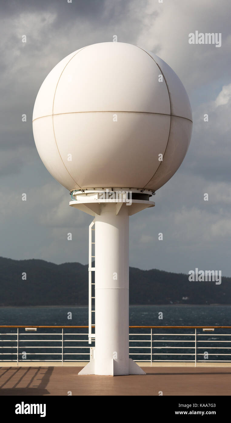 Navigational Radar on a commercial ship Stock Photo - Alamy