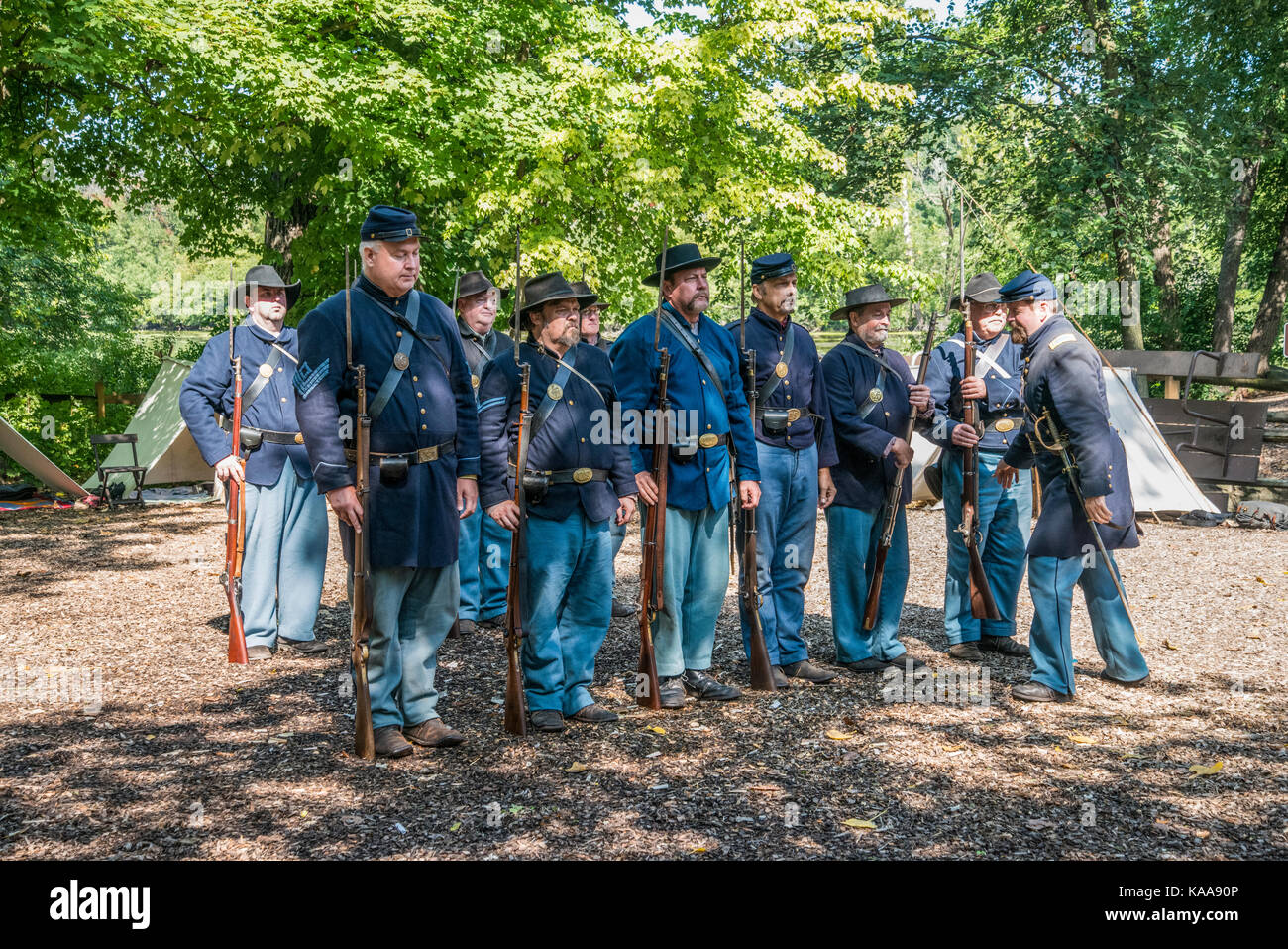 American Civil War, the 10th Illinois Sandwich Guards who fought with ...