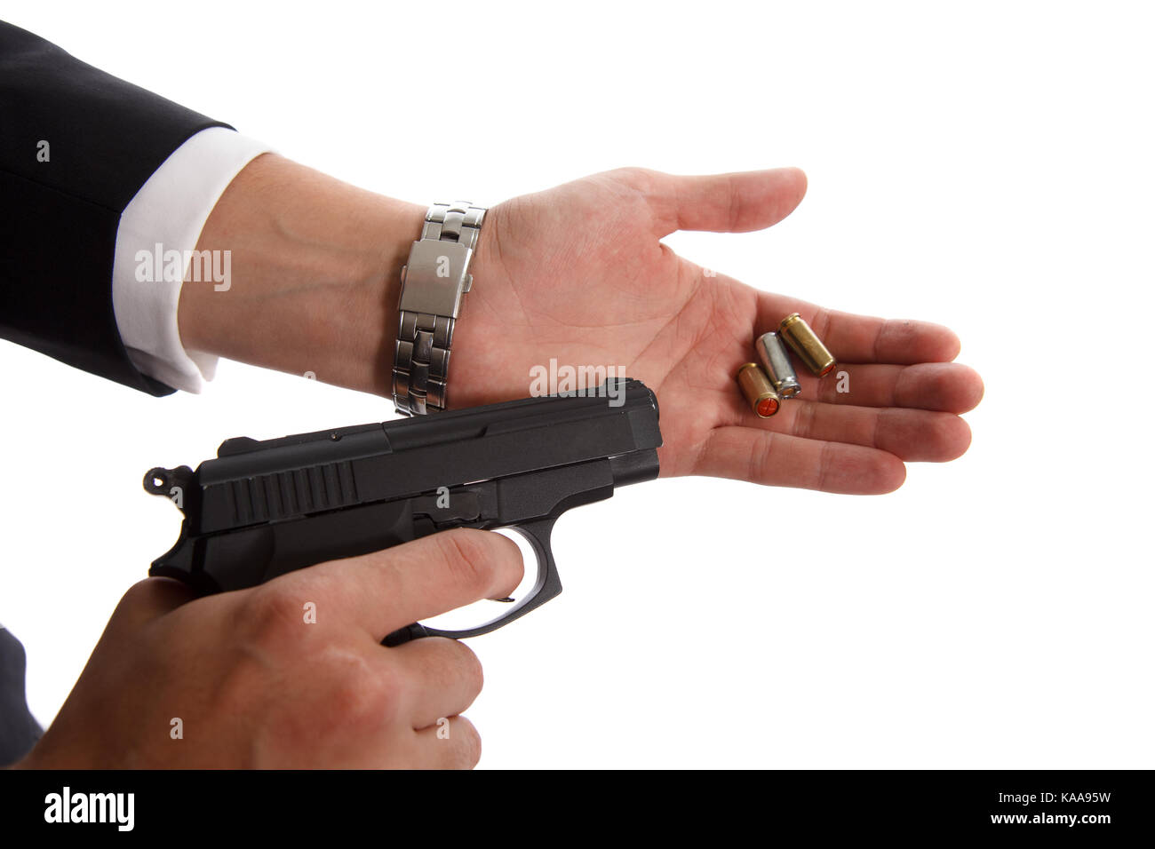 Pistol arm weapon gun hi-res stock photography and images - Alamy