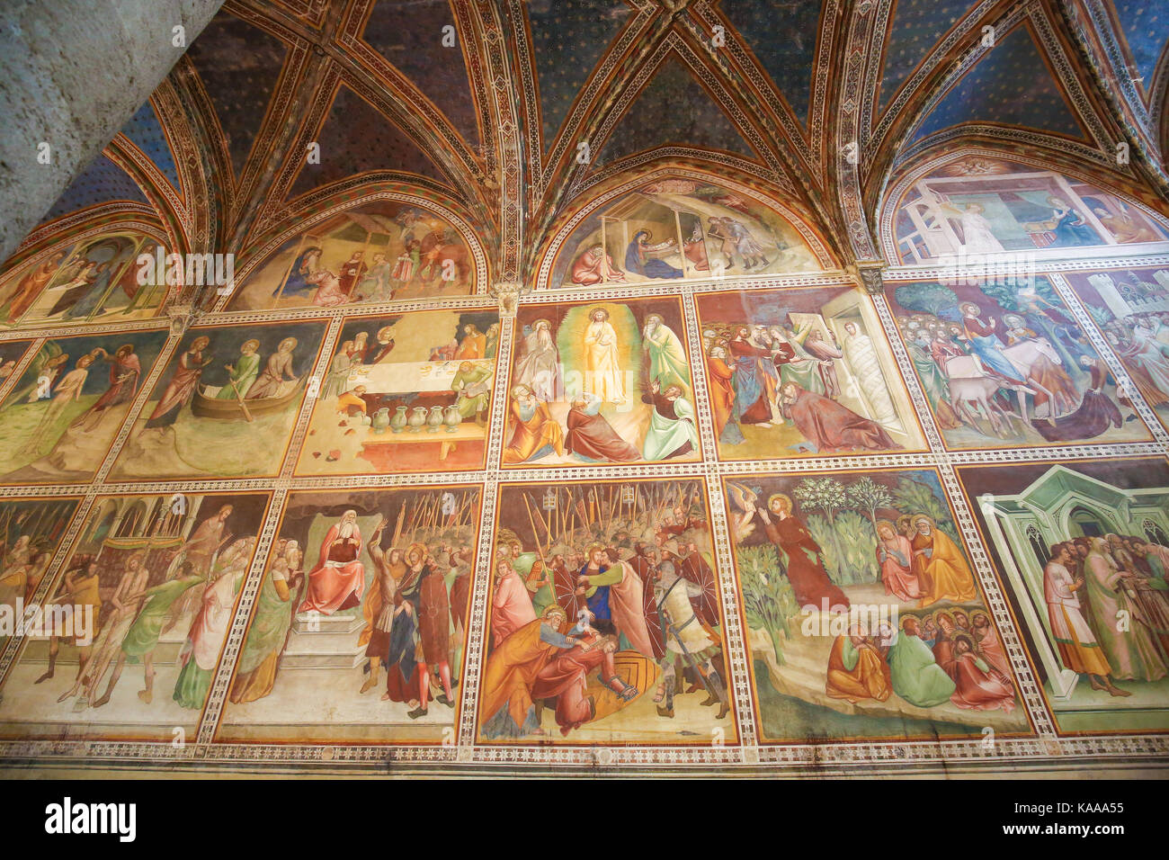 Renaissance Fresco in the Collegiata or Collegiate Church of San ...