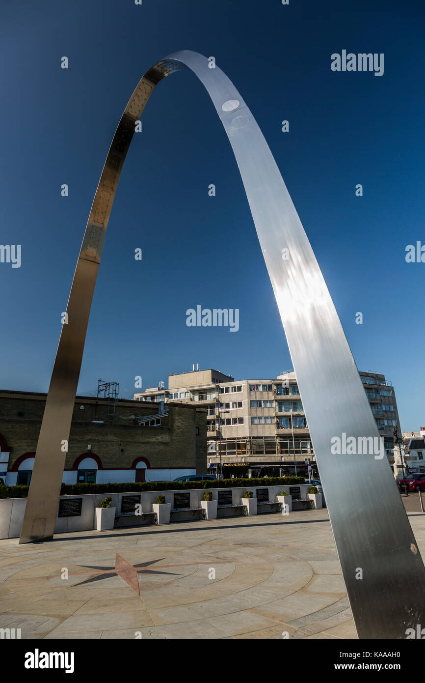 Memorial Arch in Folkestone,Kent Stock Photo - Alamy