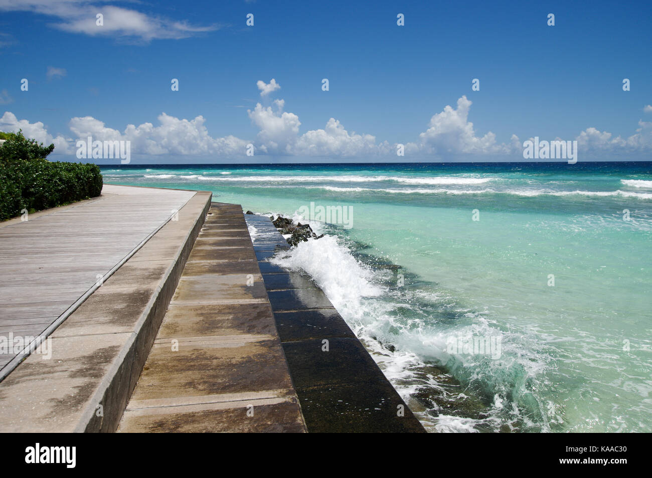 Richard Haynes Boardwalk running along Hastings Beach on the west coast ...