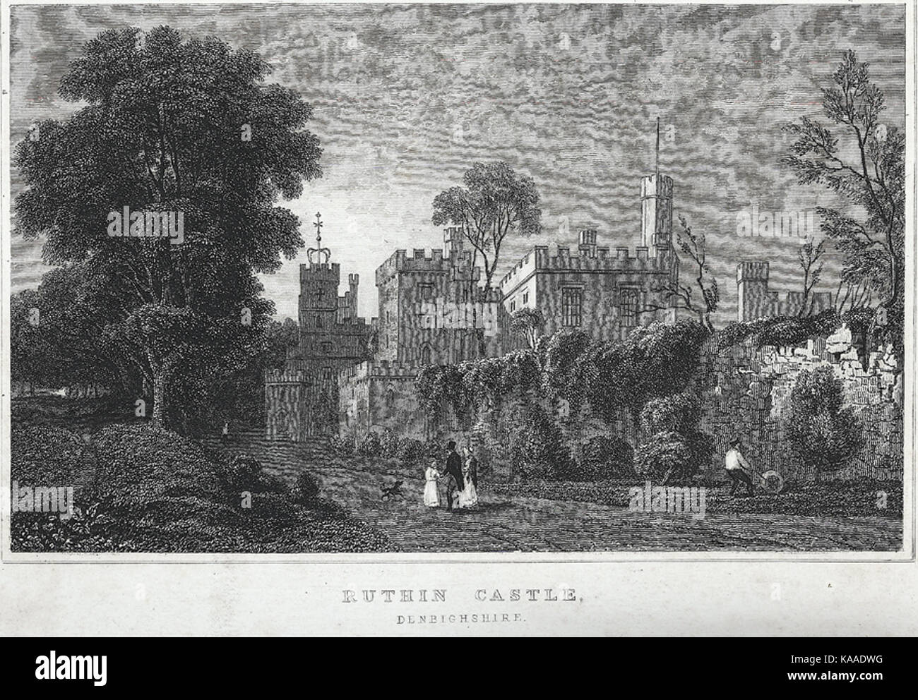 Denbighshire map hi-res stock photography and images - Alamy