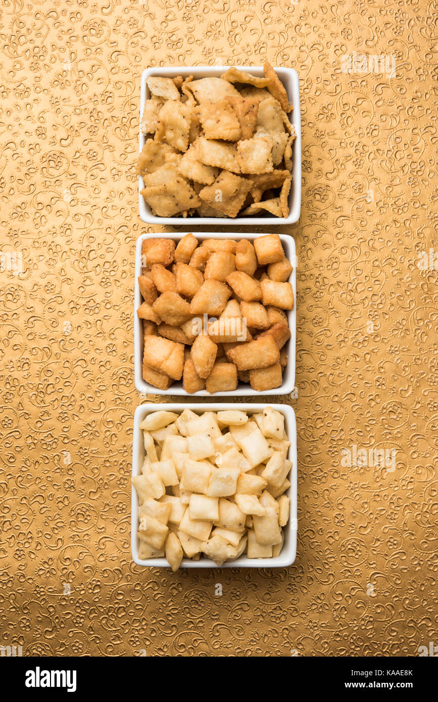 stock photo of variety of Shakkar pare Also Know as Shakkarpare ...