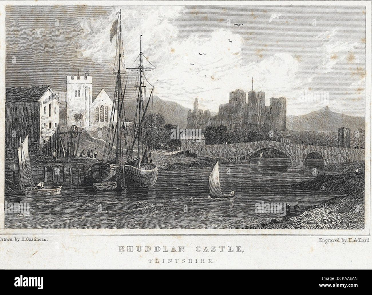 Map flintshire hi-res stock photography and images - Alamy