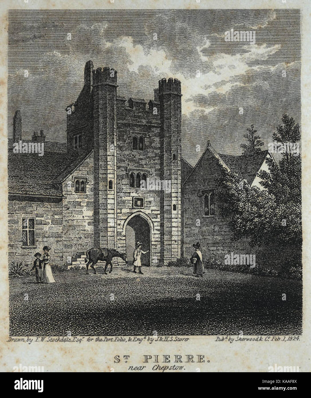 A photograph of St. Pierre near Chepstow, capturing the natural beauty ...