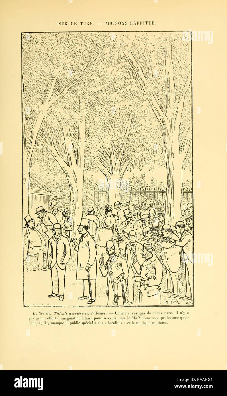 *Sur le turf* is a French work detailing the world of horse racing ...