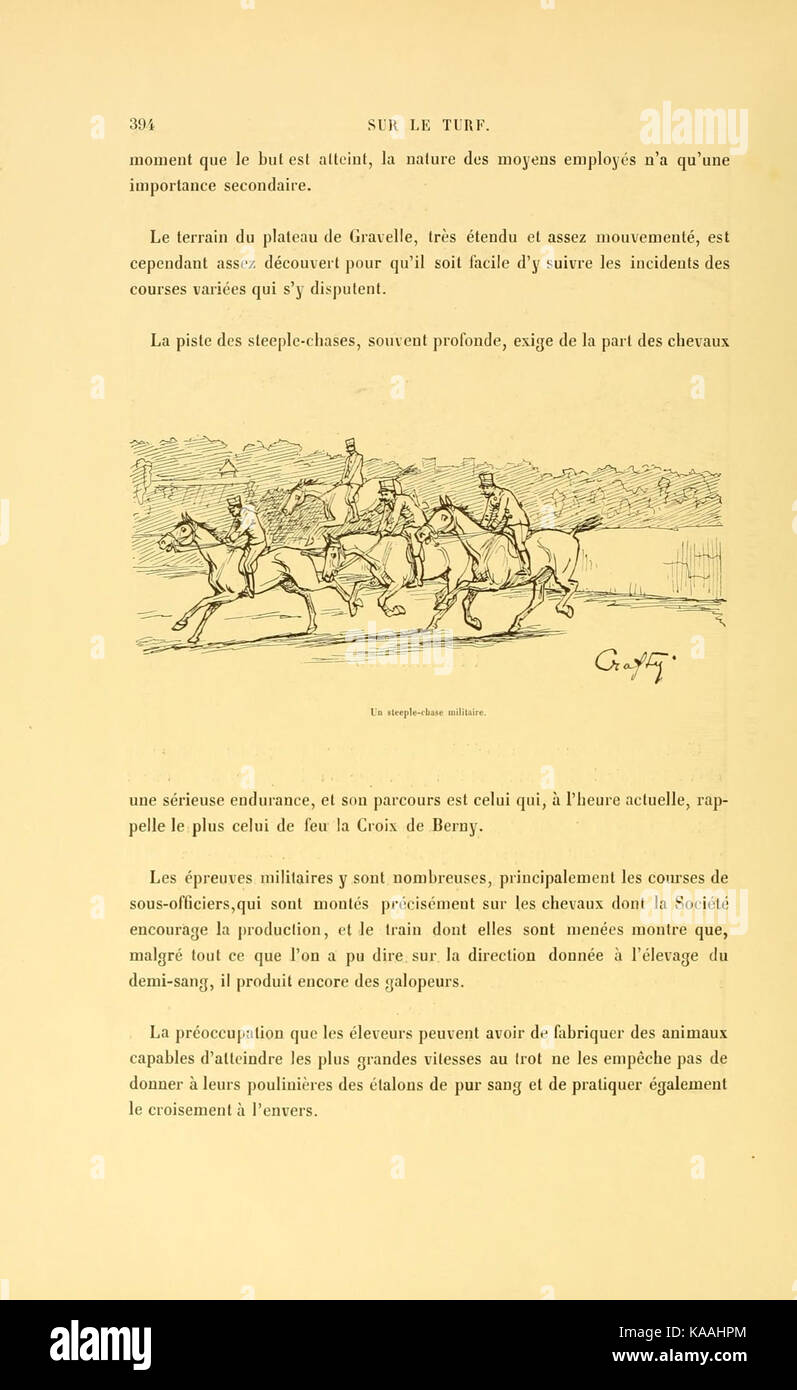Sur le turf (Page 394) BHL21546287 Stock Photo - Alamy