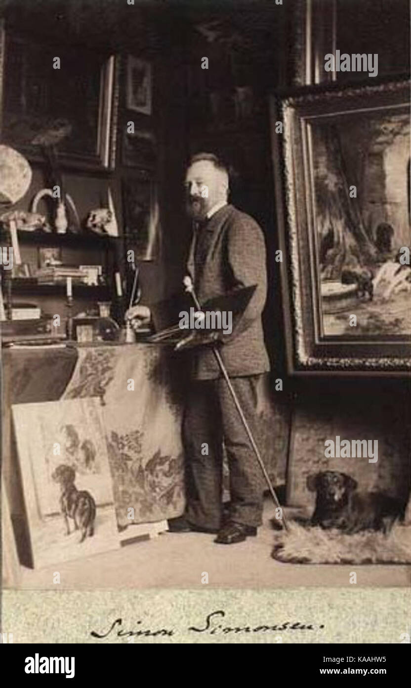 Simon Simonsen 1841 1928 Stock Photo - Alamy