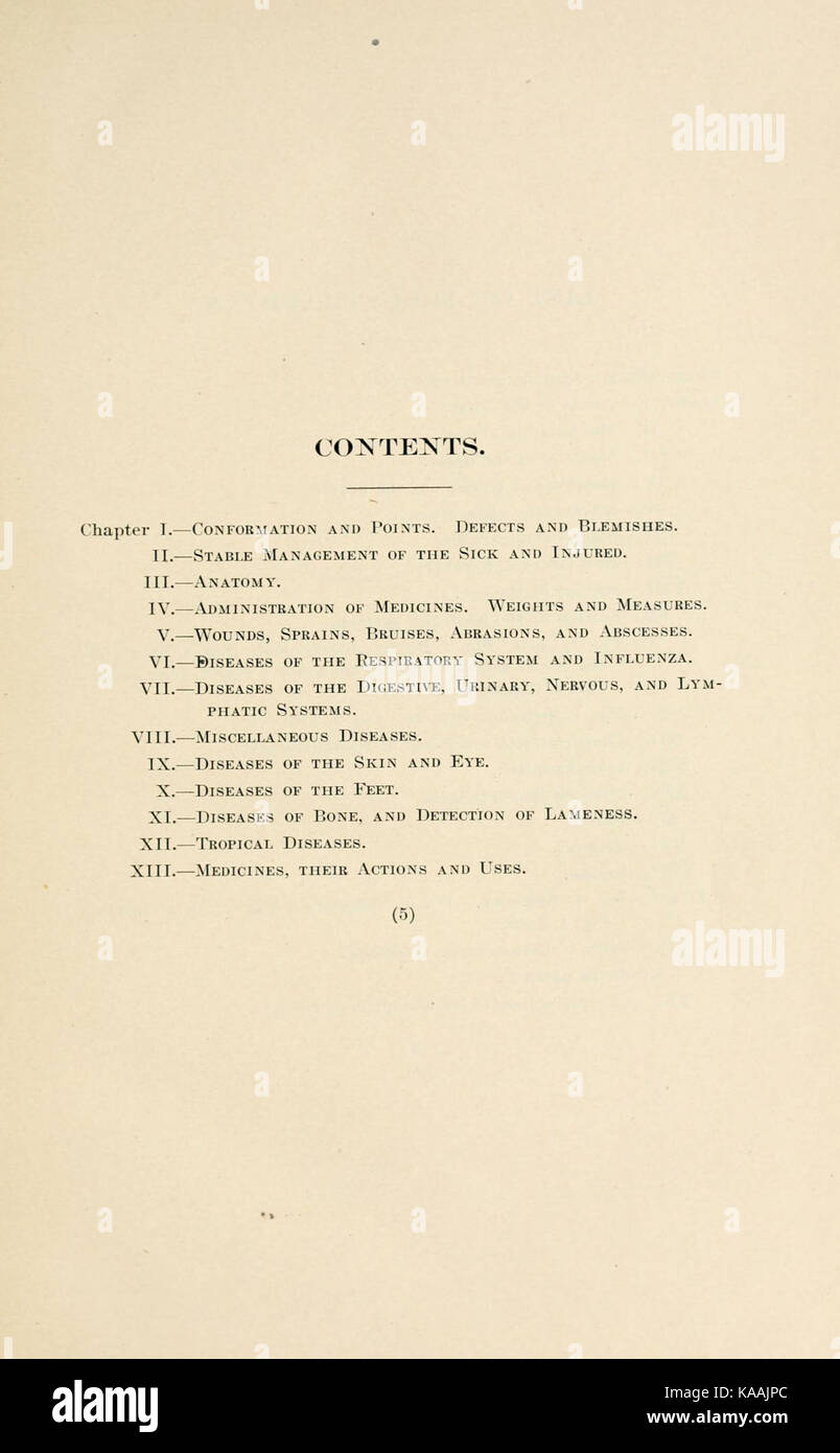 The army horse in accident and disease (Page 5) BHL16740402 Stock Photo ...