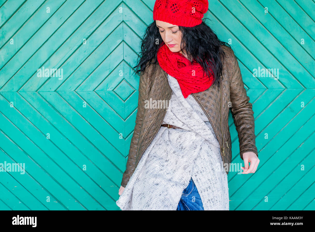 Pretty young woman cap hi-res stock photography and images - Alamy