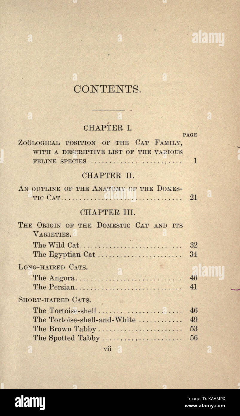 The cat, a guide to the classification and varieties of cats and a ...