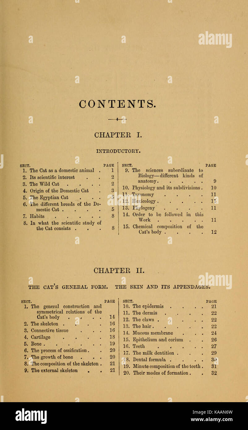 The cat; an introduction to the study of backboned animals BHL5232204 ...