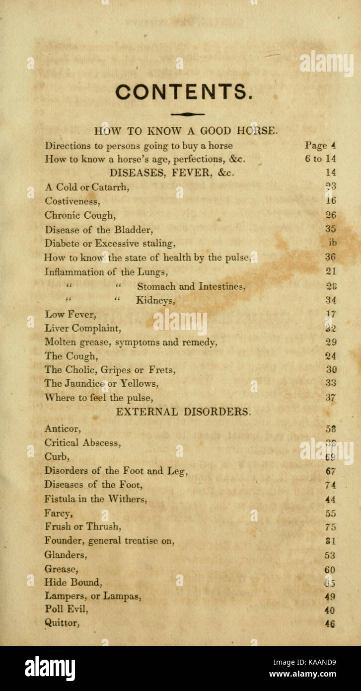 The farmer's and horseman's true guide BHL18937460 Stock Photo - Alamy