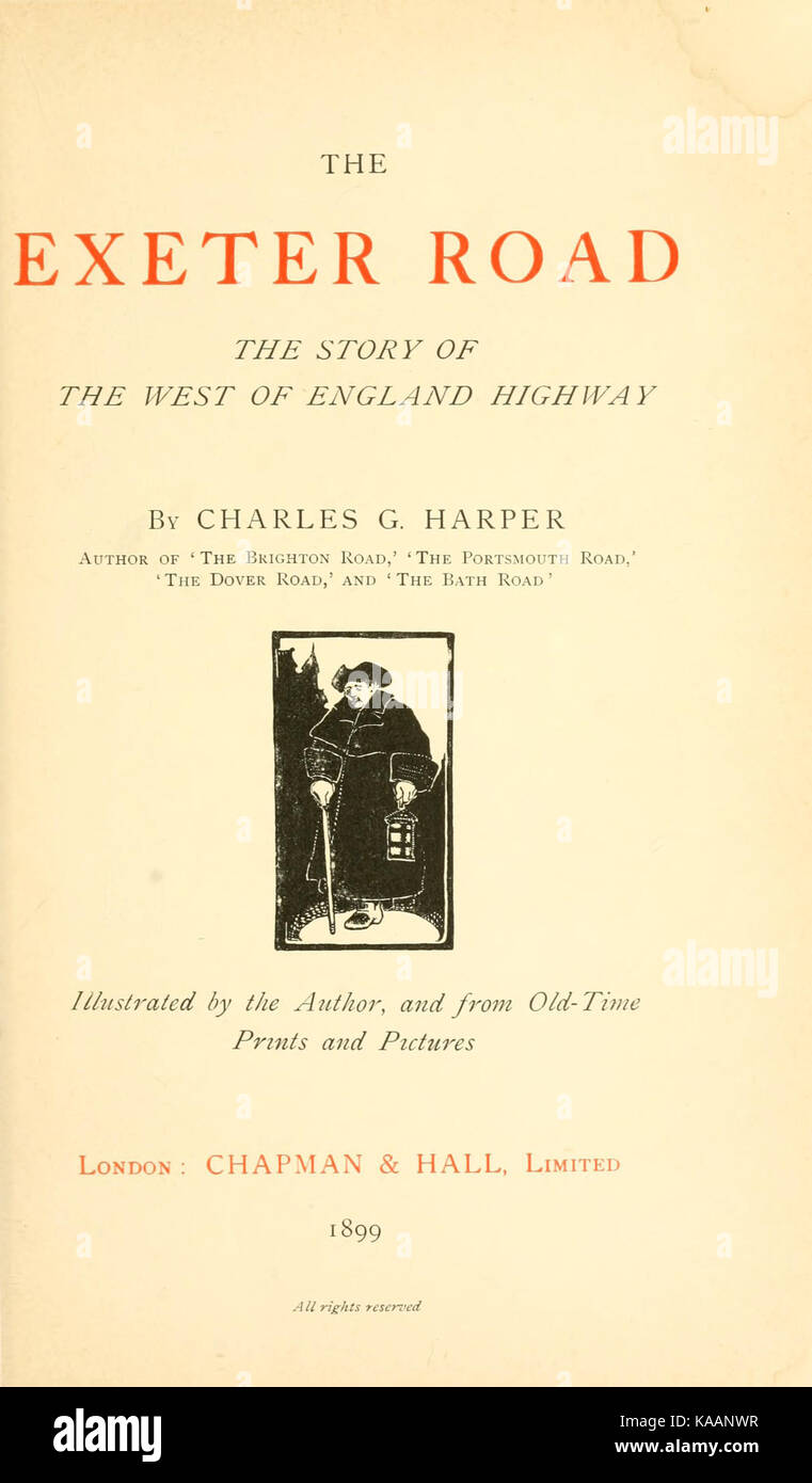 Exeter road map hi-res stock photography and images - Alamy