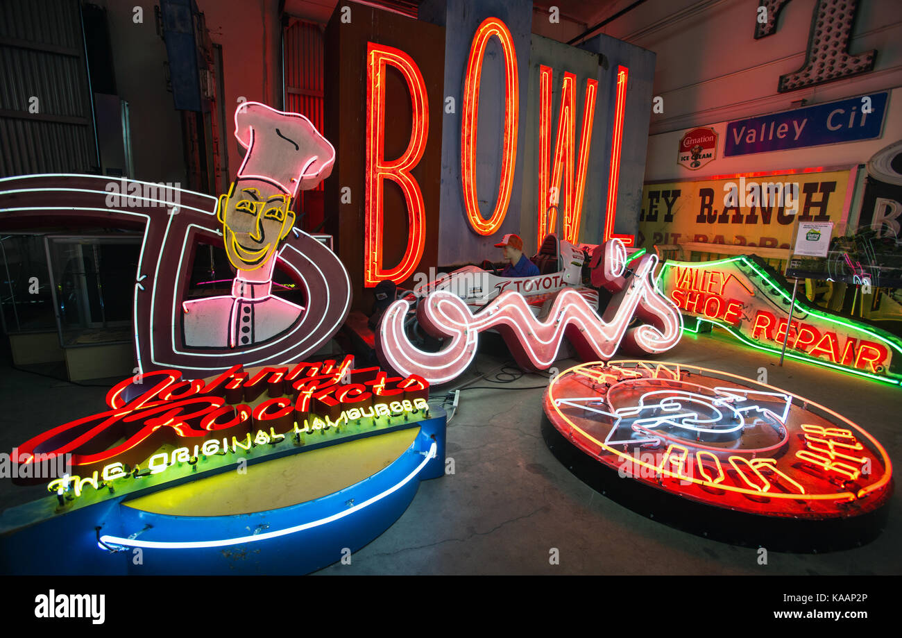 Interior view of the Valley Relics Museum in California Stock Photo - Alamy