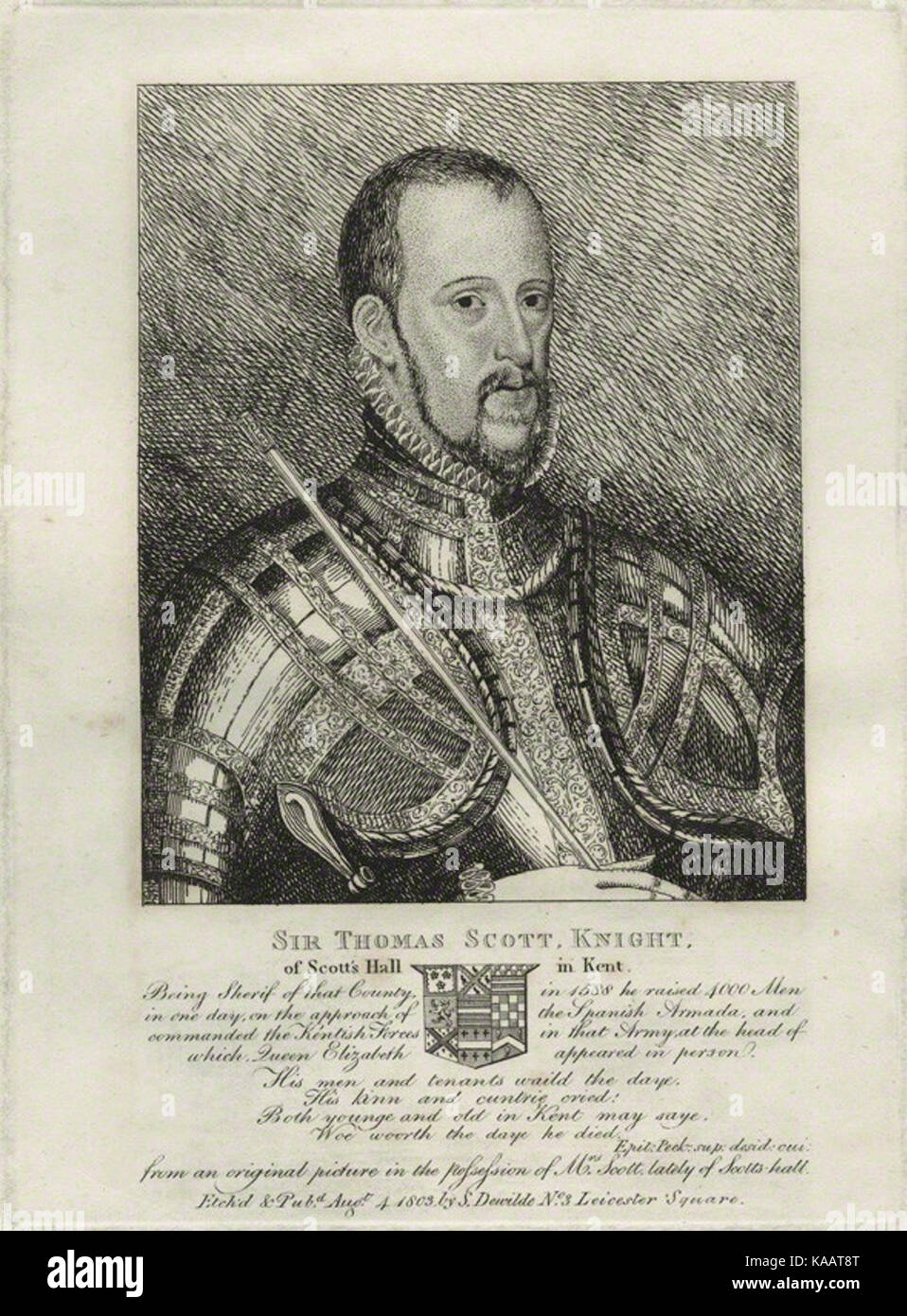 Sir Thomas Scott (1535 1594 Stock Photo - Alamy