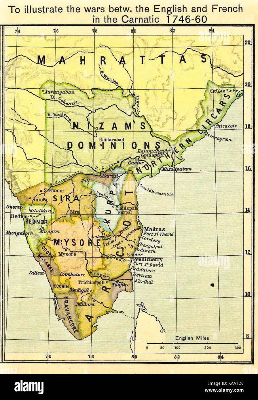 Carnatic war hi-res stock photography and images - Alamy