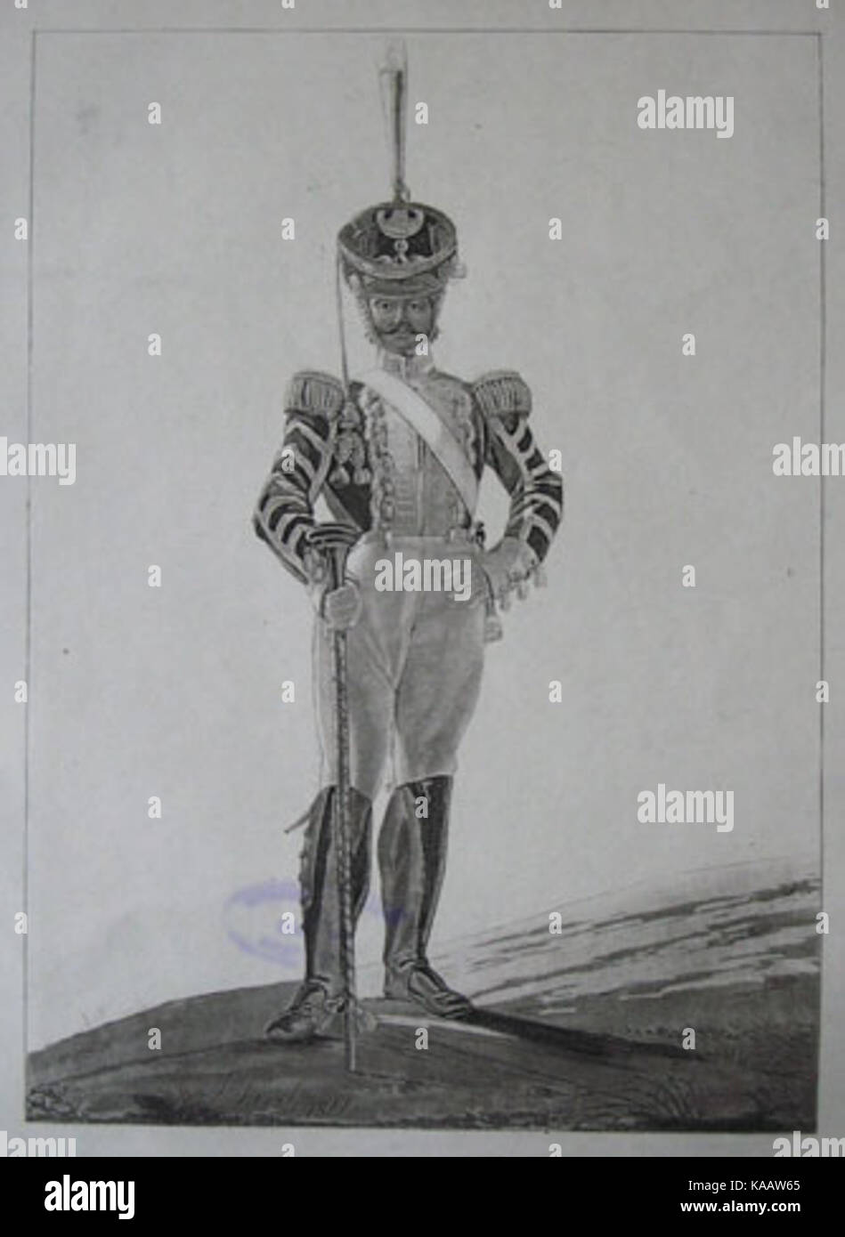 Russian soldier in 1812 Stock Photo - Alamy