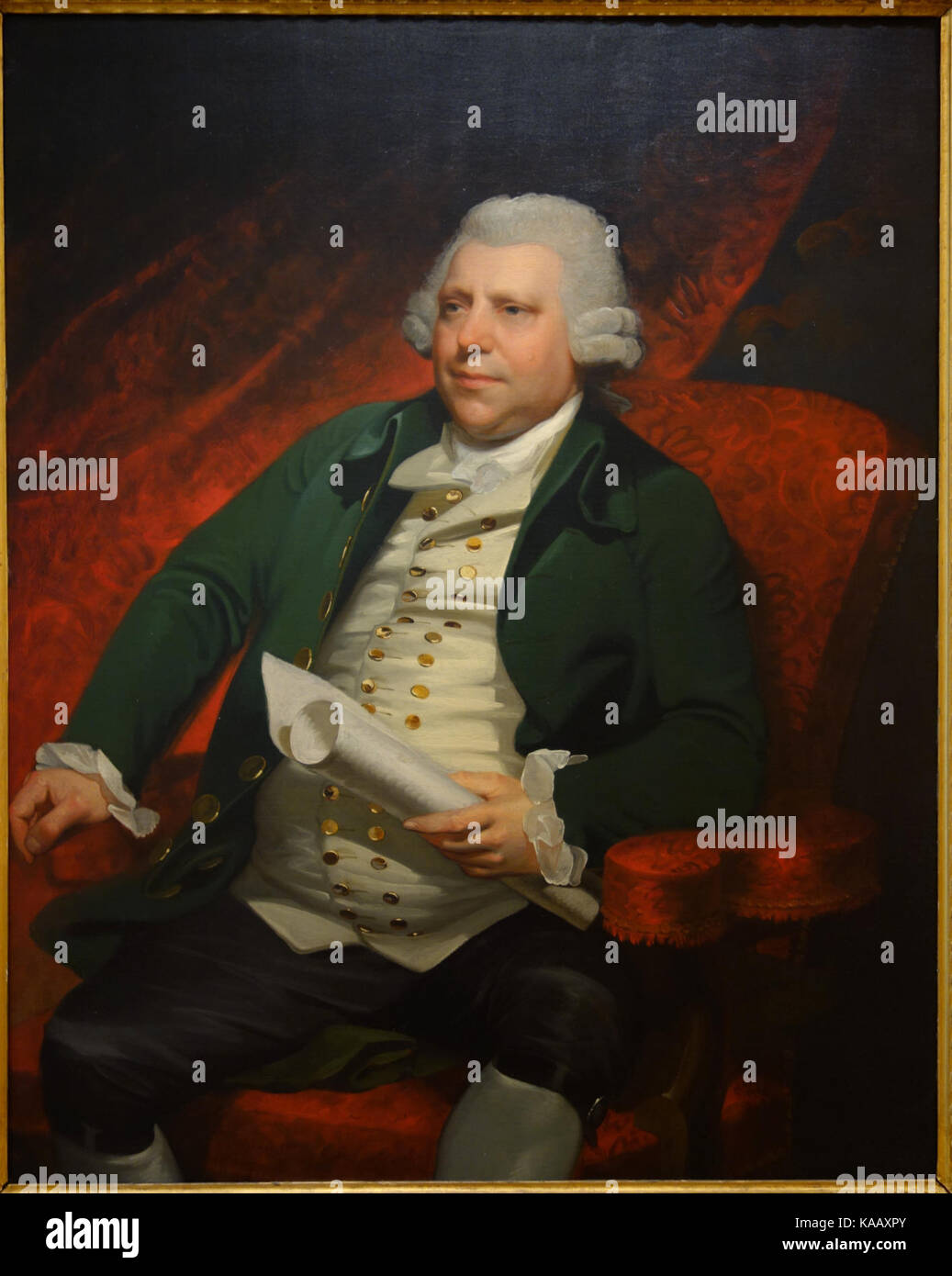 Sir Richard Arkwright by Mather Brown, 1790, oil on canvas New Britain ...