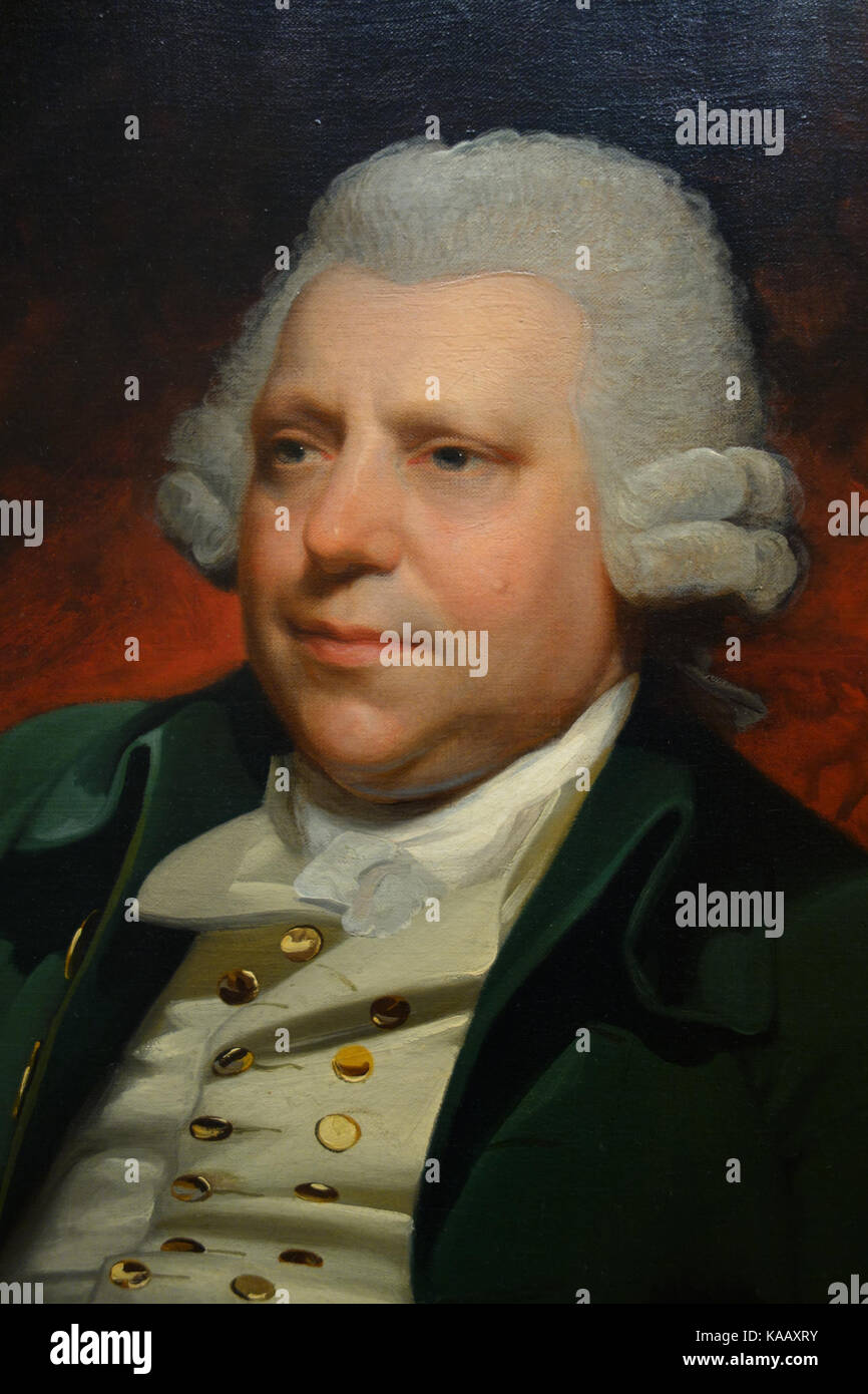 Sir Richard Arkwright by Mather Brown, 1790, oil on canvas, detail New ...