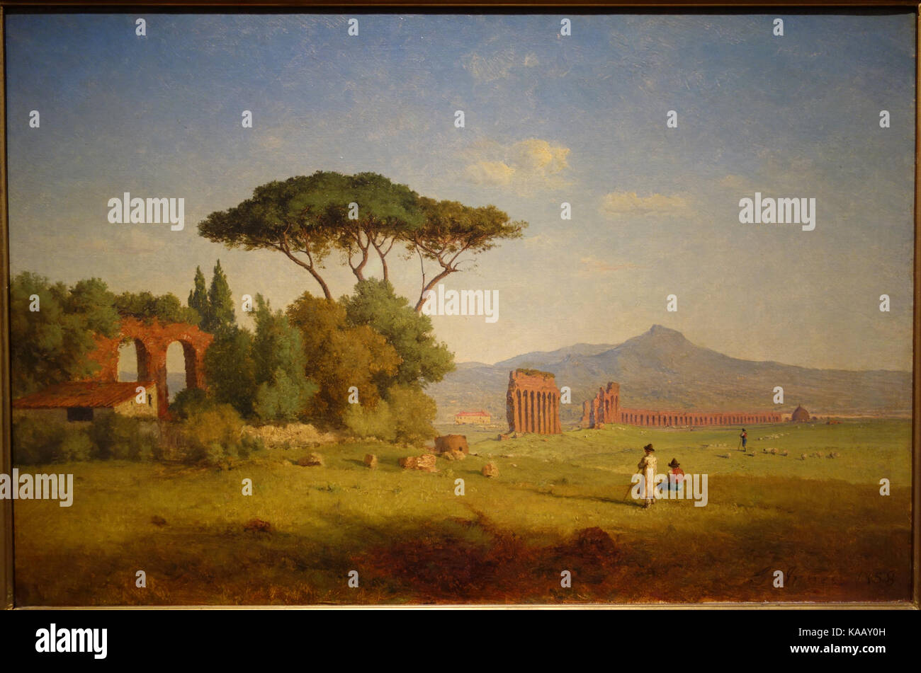 Roman Campagna by George Inness, 1858, oil on canvas New Britain Museum ...