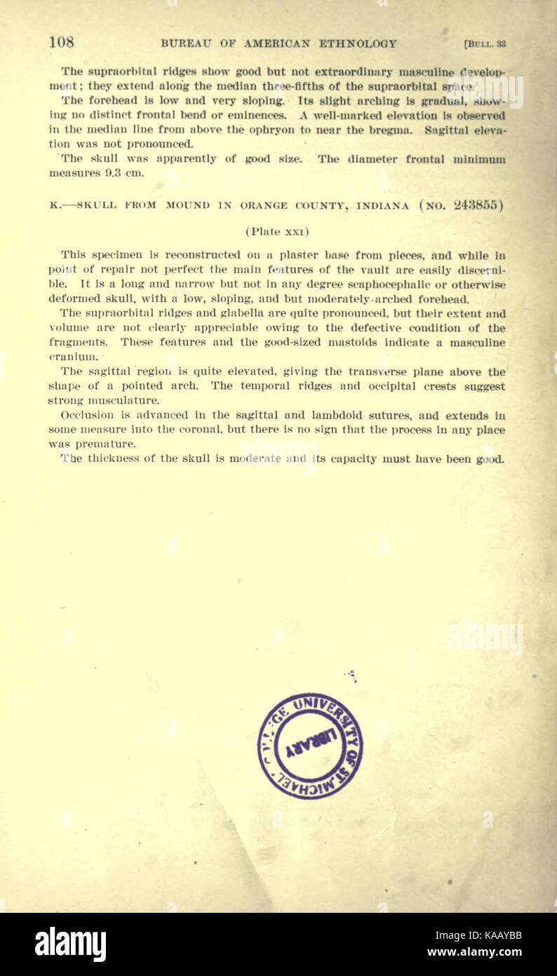 This page from the BHL collection shows skeletal remains attributed to ...