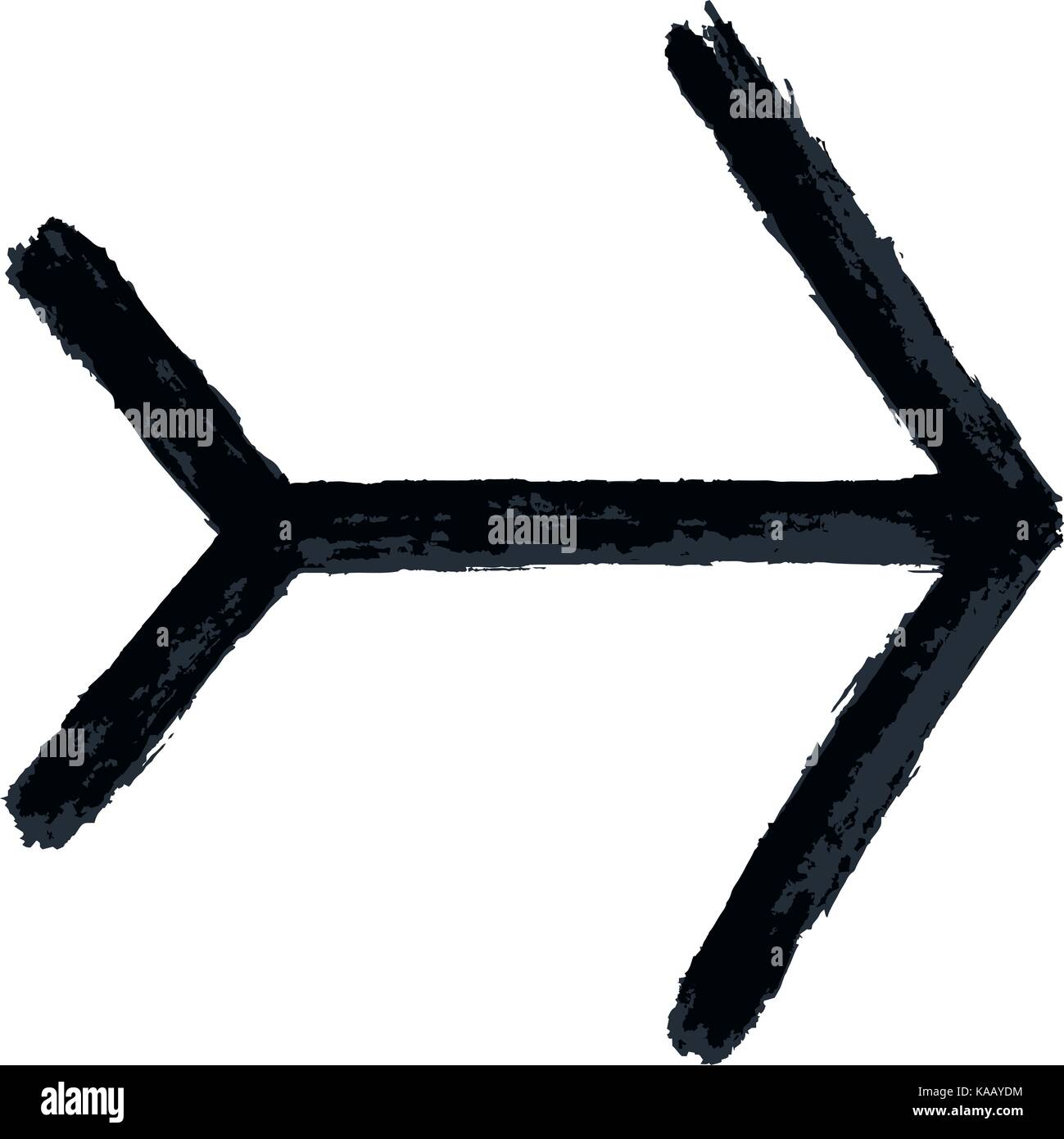Directional painted arrow Stock Vector Images - Alamy