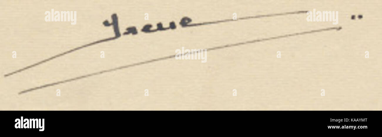 Signature of Princess Irene of Greece and Denmark Duchess of Aosta ...