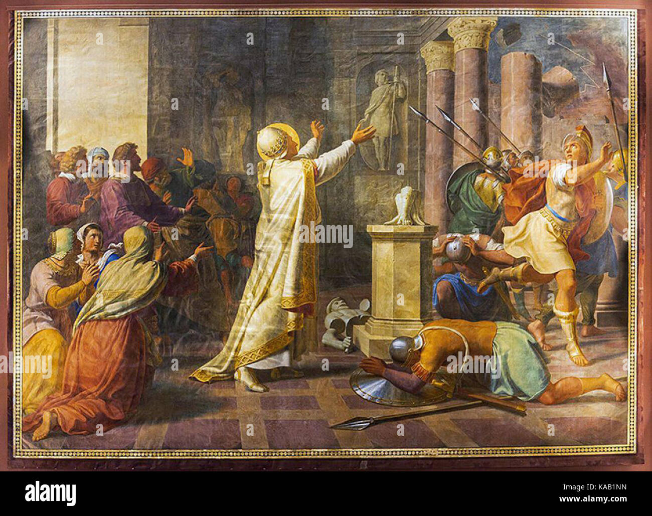 Speyer Dom Papst Stephanus I Stock Photo - Alamy