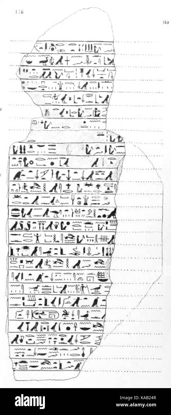 Stele Taharqa Tanis Petrie Stock Photo - Alamy
